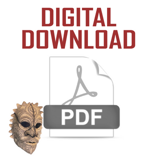 Leather Tribal Mask Printable Pattern Bundle — Intermediate + Advanced ...