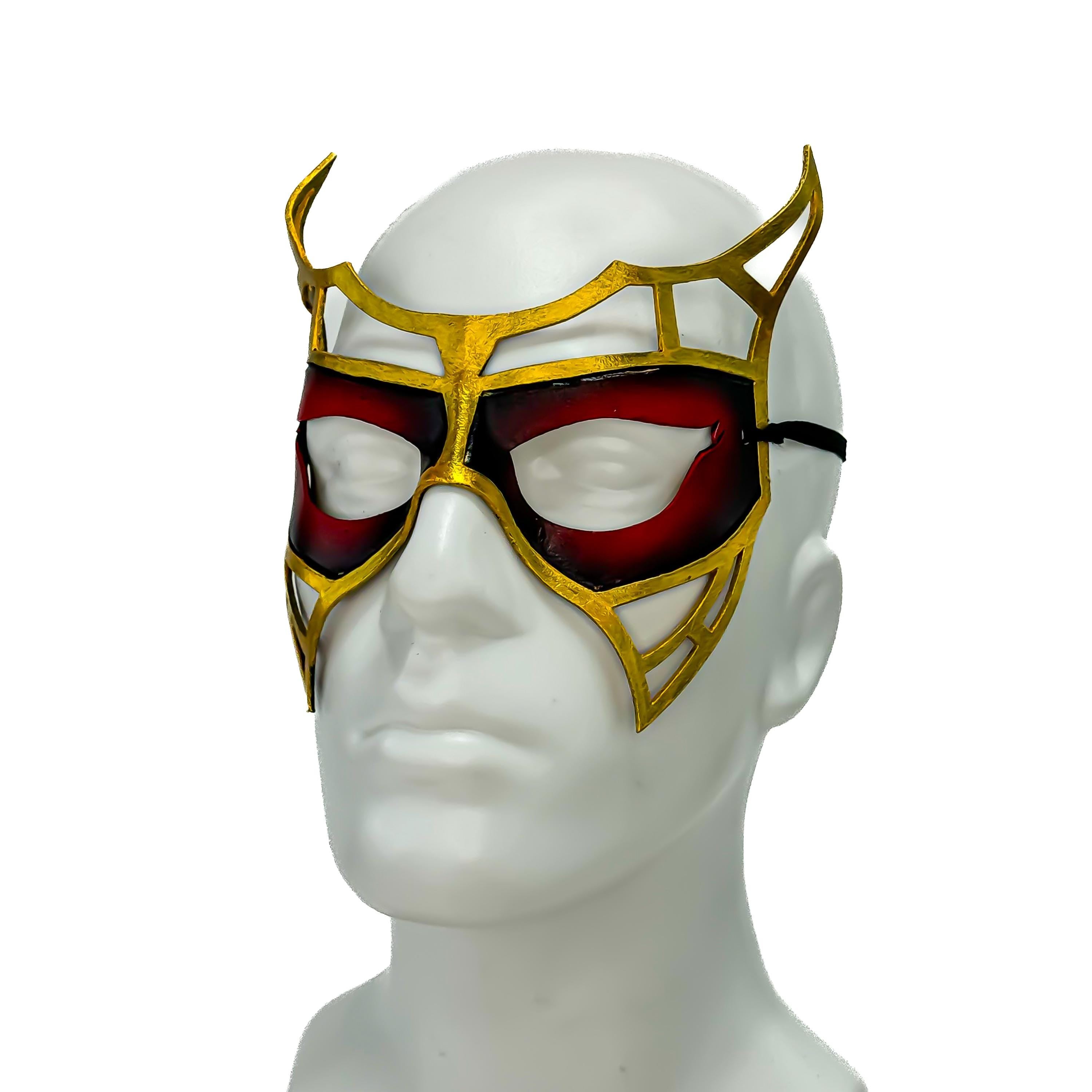 Red Royalty Handmade Genuine Leather Mask – Rockwell Masks