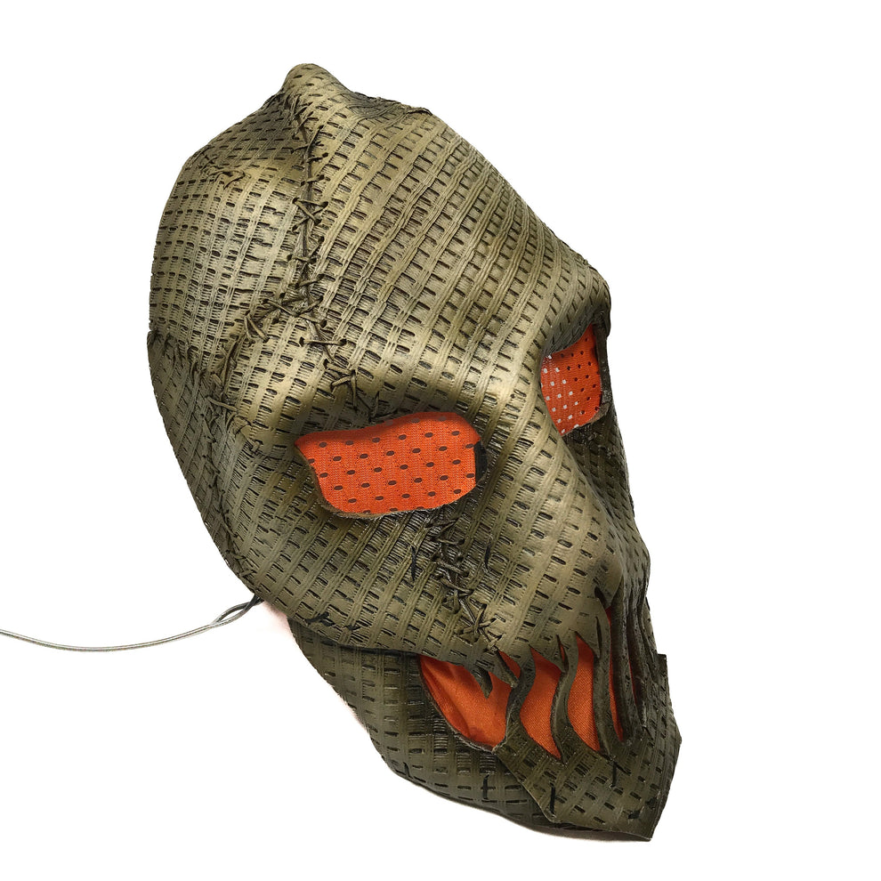 Scarecrow Mask Handmade Genuine Leather Mask in Brown – Rockwell Masks